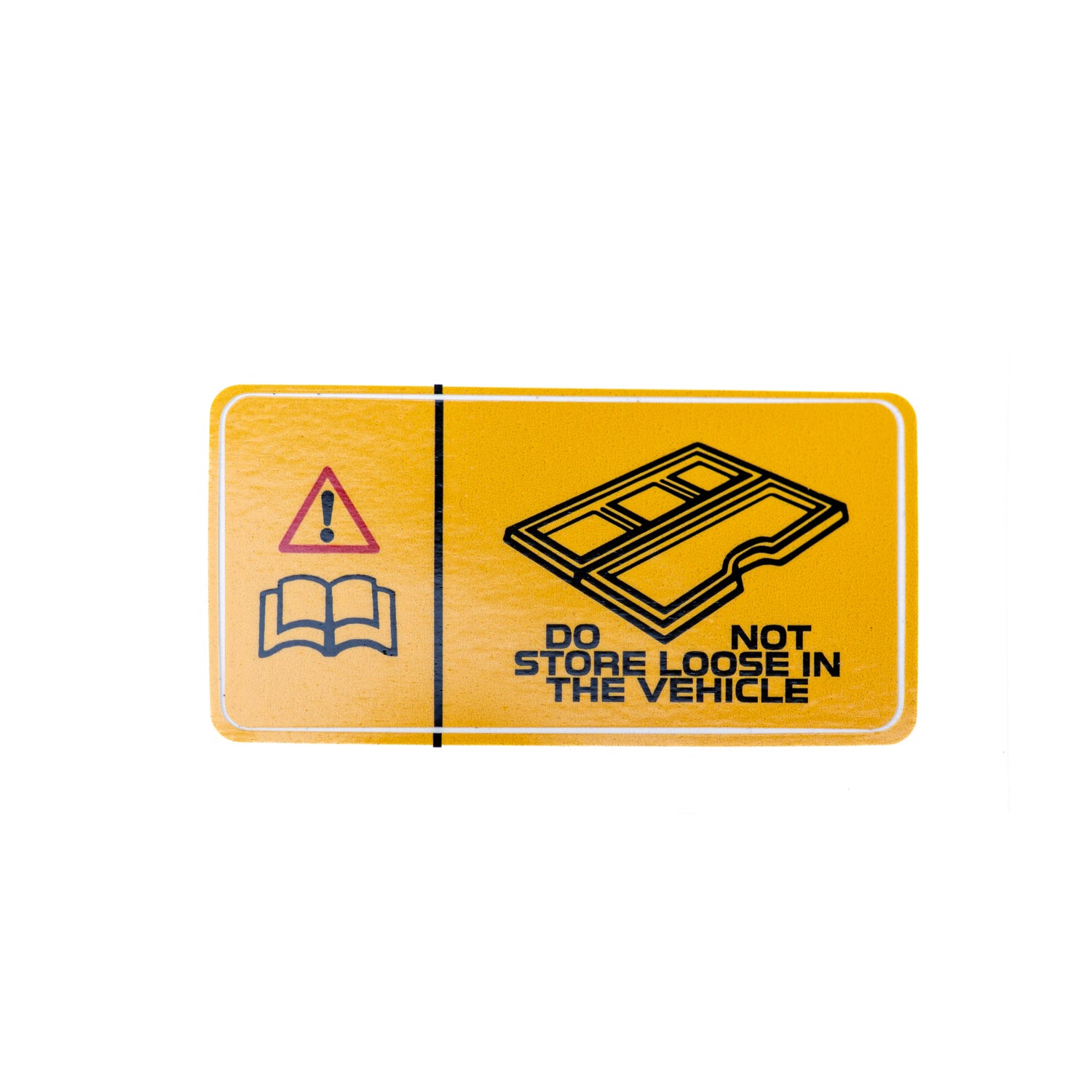 "Do Not Store Loose" sticker – Congleton Service
